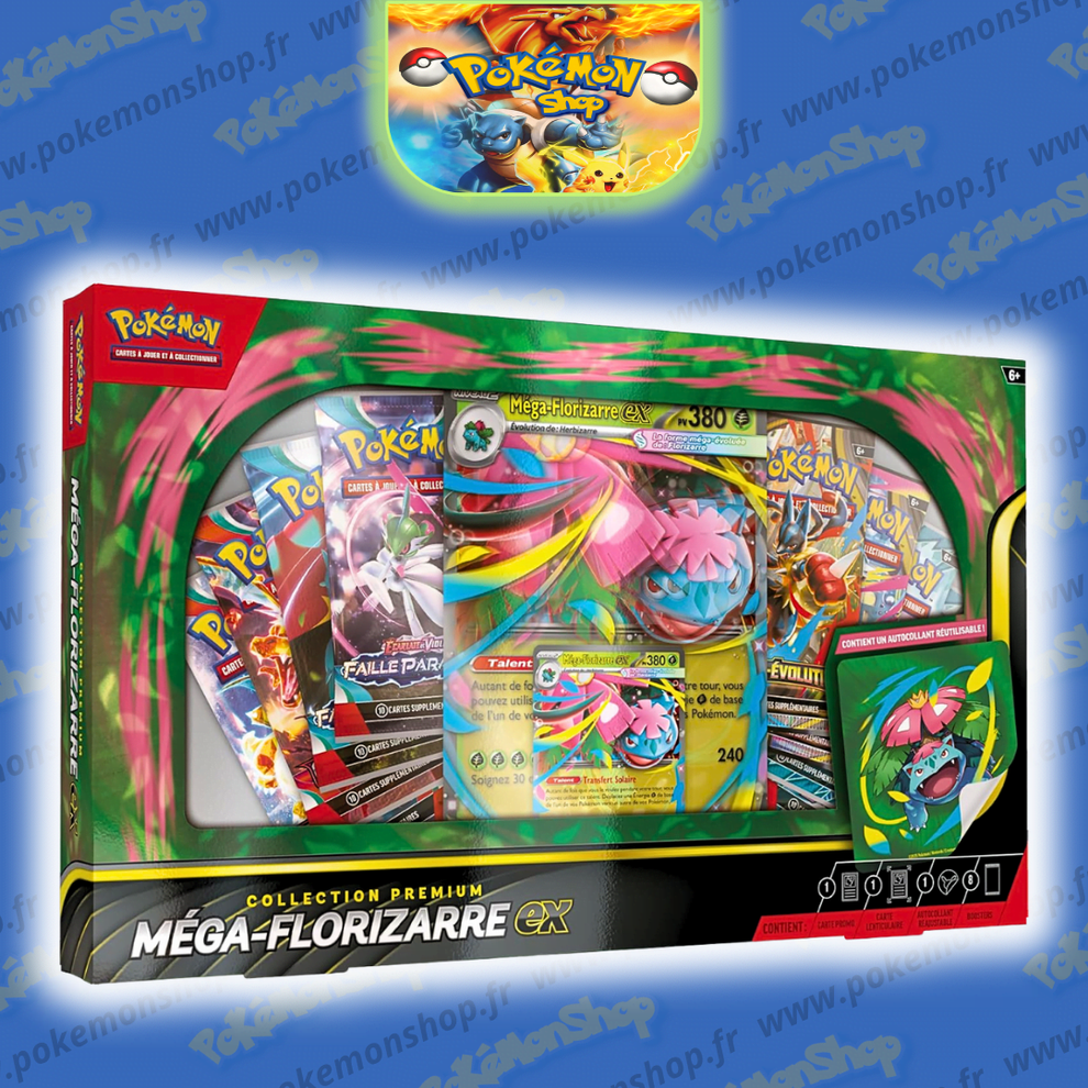 Pokémon Coffret Mega Florizarre Ex Collection Premium – Pokémonshop